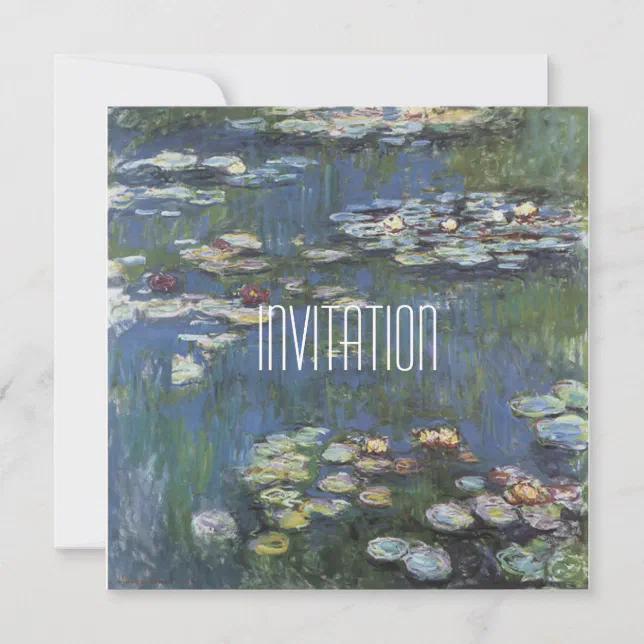 Art Monet Classic Invitation | Zazzle