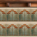 Art Nouveau Bloom [Set 1/4] Ceramic Tile | Zazzle