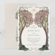 Art Nouveau Floral Arch Tree Love Wedding Invitation | Zazzle