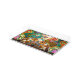 Art nouveau floral stained glass look acrylic tray | Zazzle