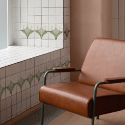 Art Nouveau Lily Elegance Ceramic Tile | Zazzle