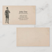 Art of Manliness Victorian Gentleman Business Card | Zazzle