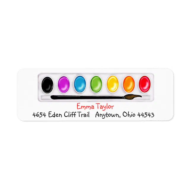 Art paint ing Return Address Labels | Zazzle