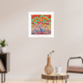 Art Poster: Banrock Station Sunset Mallee Tree Poster | Zazzle