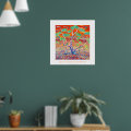 Art Poster: Banrock Station Sunset Mallee Tree Poster | Zazzle