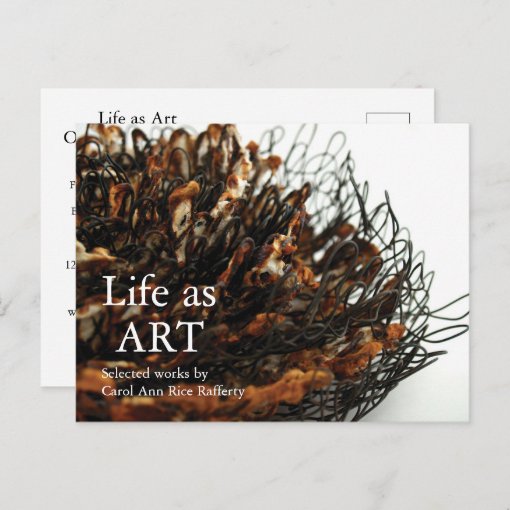 Art Show Invitation Postcard | Zazzle