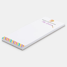 Art Teacher Artist Painting Pallet Stationery Magnetic Notepad | Zazzle