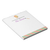 Art Teacher Artist Painting Pallet Stationery Notepad | Zazzle