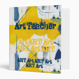 Art Teacher Binder | Zazzle