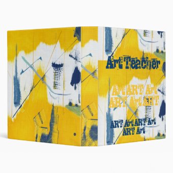 Art Teacher Binder | Zazzle