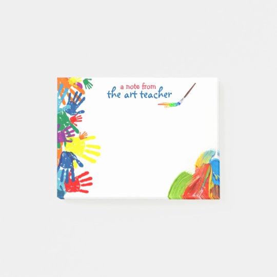 Art Teacher Post-it Notes | Zazzle.com