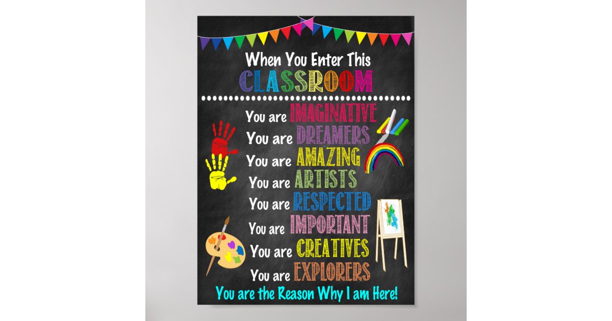 Art Teacher Printable Poster | Zazzle