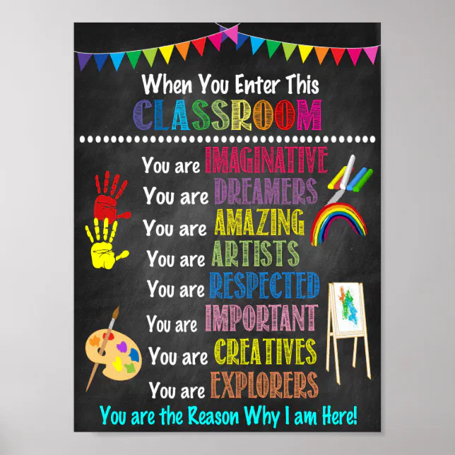 Art Teacher Printable Poster | Zazzle