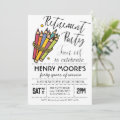 Art Teacher Retirement Party Invitation | Zazzle