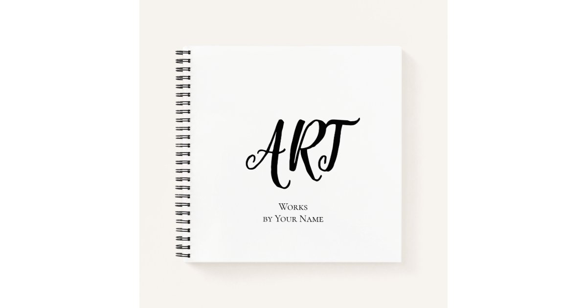 Art Works by Your Name Sketchbook Notebook | Zazzle