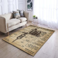 Artful Footprints: Tattoo-Infused Area Rugs | Zazzle