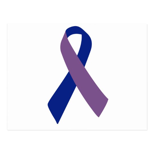 arthritis awareness blue ribbon postcard | Zazzle.com