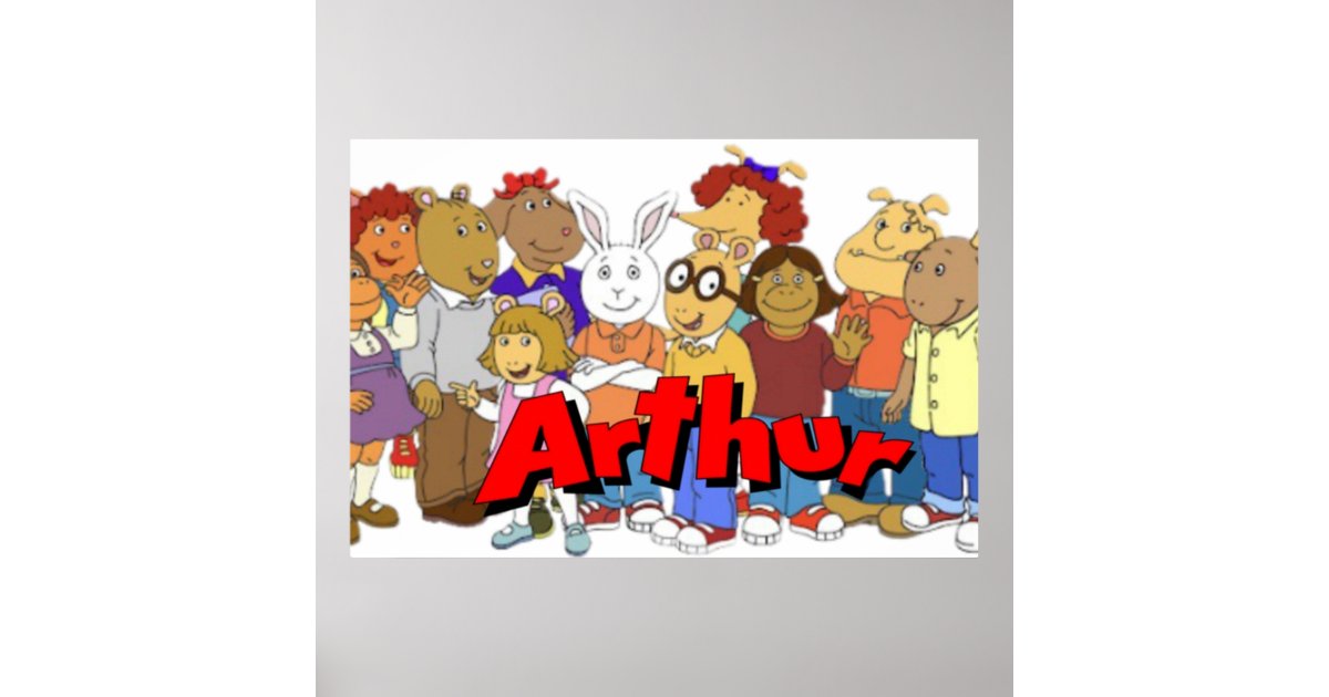 Arthur and friends poster | Zazzle