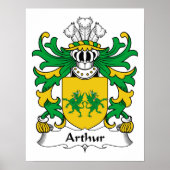 Arthur Family Crest Poster | Zazzle