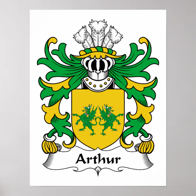 Arthur Family Crest Poster | Zazzle