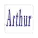 Arthur Name Logo, Self-inking Stamp | Zazzle