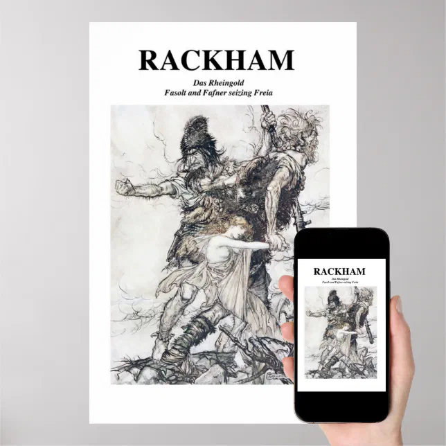 Arthur Rackham - Das Rheingold Poster | Zazzle