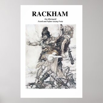 Arthur Rackham - Das Rheingold Poster | Zazzle