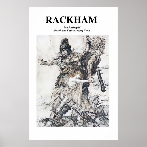 Arthur Rackham - Das Rheingold Poster | Zazzle