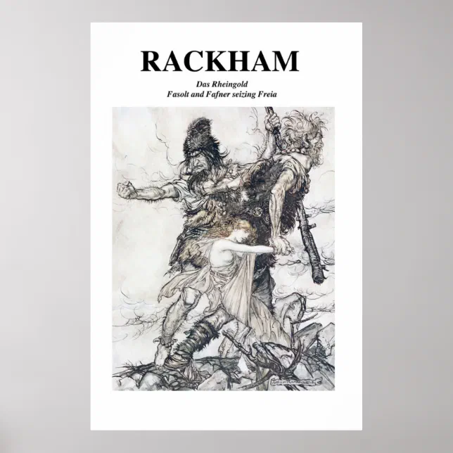 Arthur Rackham - Das Rheingold Poster | Zazzle