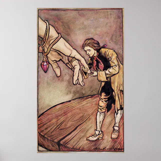 Arthur Rackham | Original watercolour illustration Poster | Zazzle