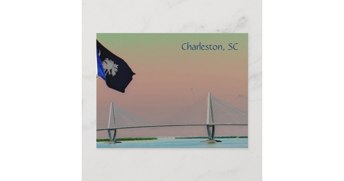 Arthur Ravenel Bridge Postcard | Zazzle