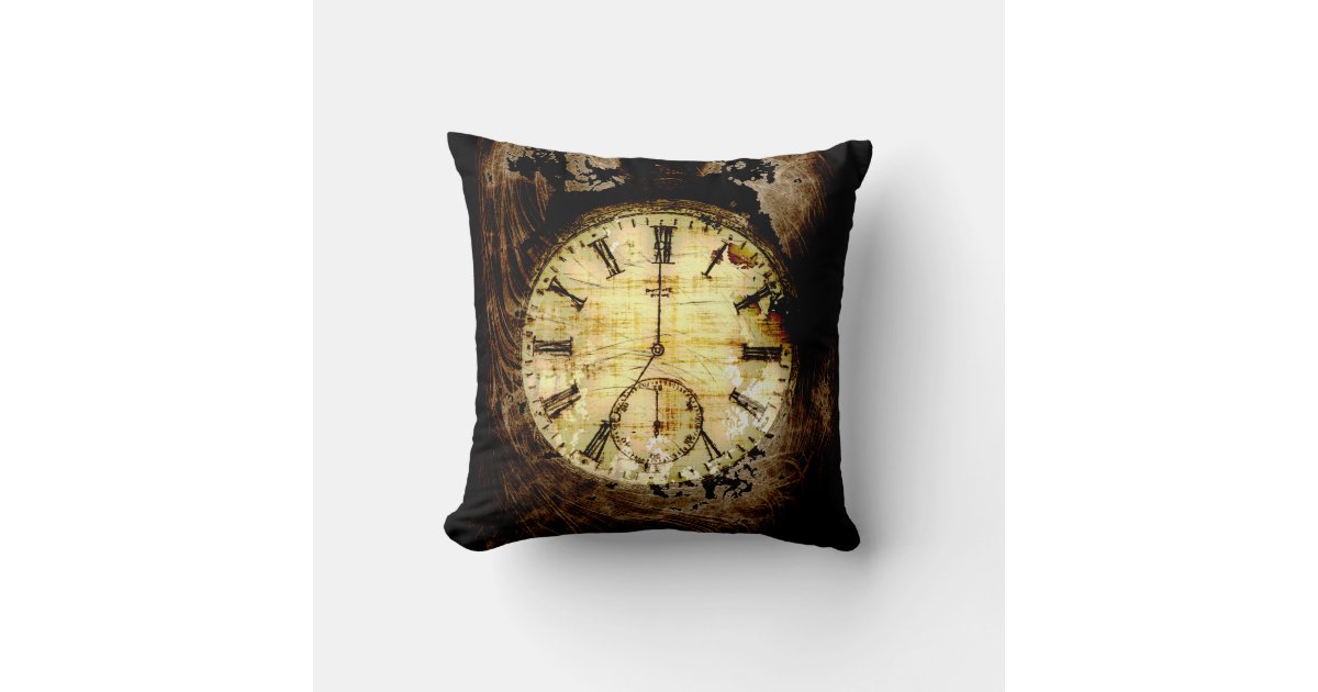 Artifact of Time - Pocket Watch Throw Pillow | Zazzle