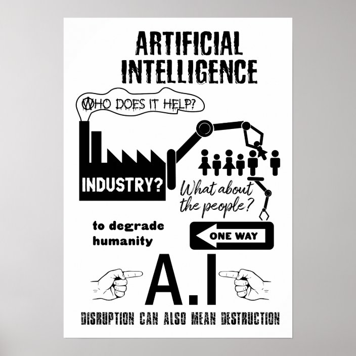 Artificial Intelligence Poster | Zazzle.com