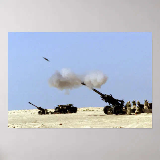 Artillery Fire Poster | Zazzle