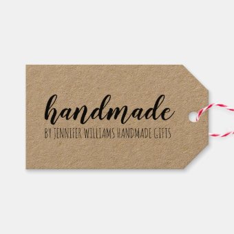 Artisan Handmade Craft Business Product Hang Tag | Zazzle