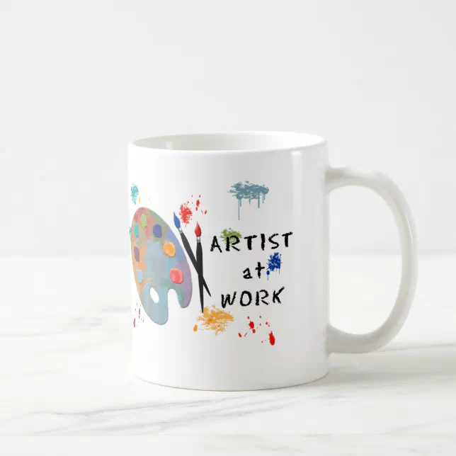 Artist At Work Coffee Mug | Zazzle