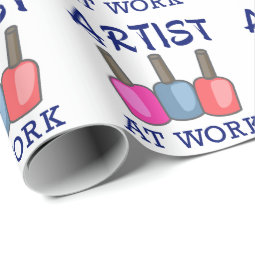 Artist at Work Wrapping Paper | Zazzle