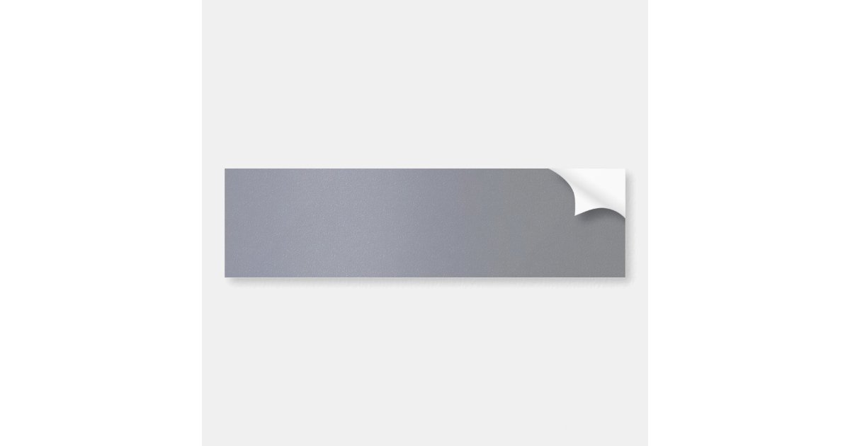 Artist created : Steel Grey Strip Acrylic Look Bumper Sticker | Zazzle