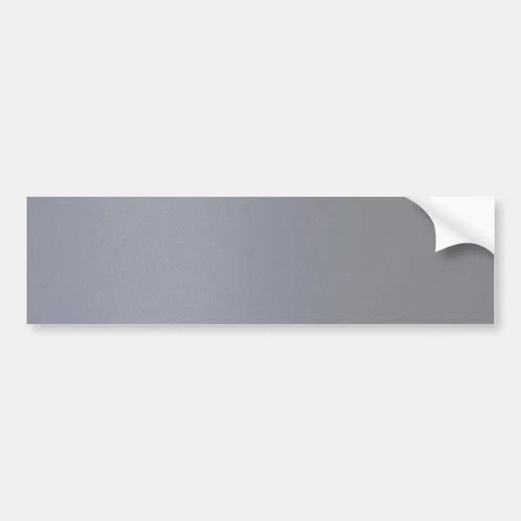 Artist created : Steel Grey Strip Acrylic Look Bumper Sticker | Zazzle