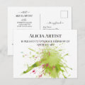 ARTIST GALLERY SHOW ANNOUNCEMENT POSTCARD | Zazzle