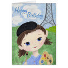 Eiffel Tower French Birthday Card | Zazzle.com