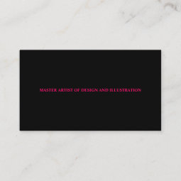 Artist Graphic Design Wood Plank Business Card | Zazzle
