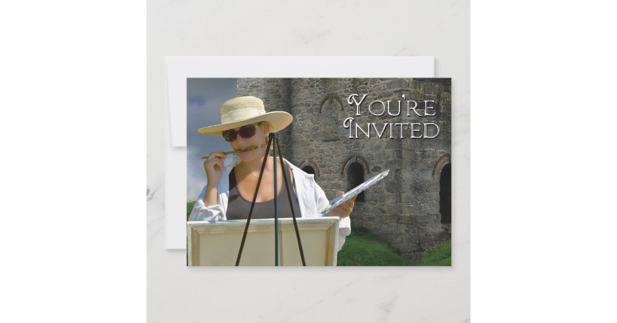 Artist Invitation | Zazzle