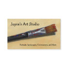 ARTIST PAINTBRUSH: BUSINESS CARDS | Zazzle