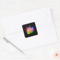 Artist Palette Artist Square Sticker | Zazzle