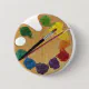 Artist`s palette color wheel button | Zazzle
