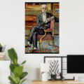 Artist Sitting Poster | Zazzle