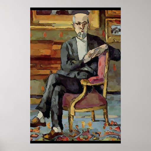 Artist Sitting Poster | Zazzle