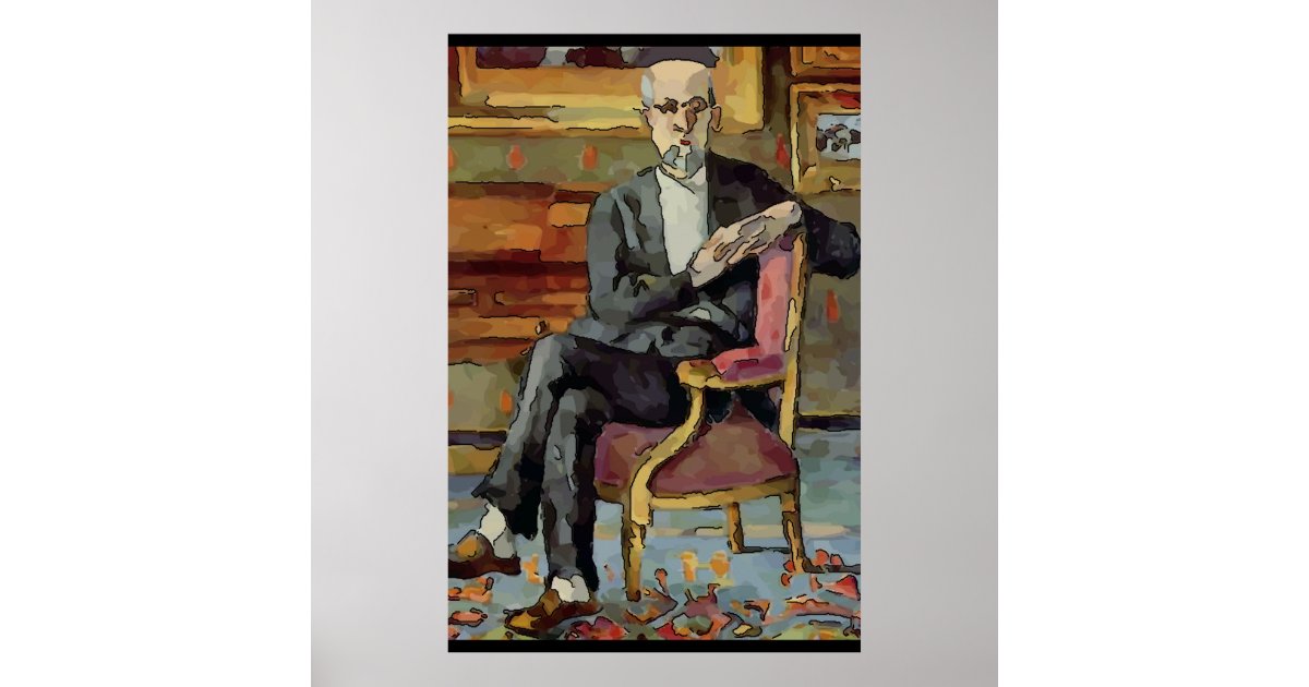 Artist Sitting Poster | Zazzle