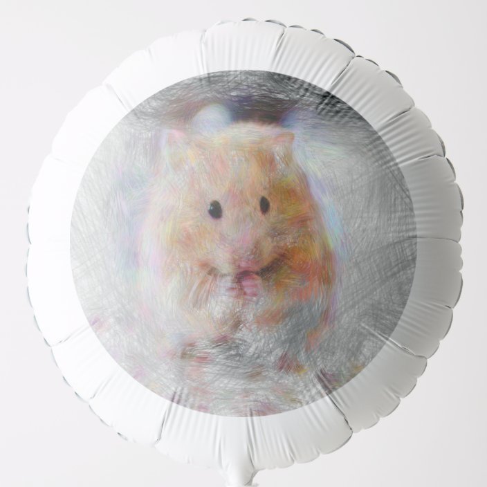 artistic animal hamster balloon | Zazzle.com